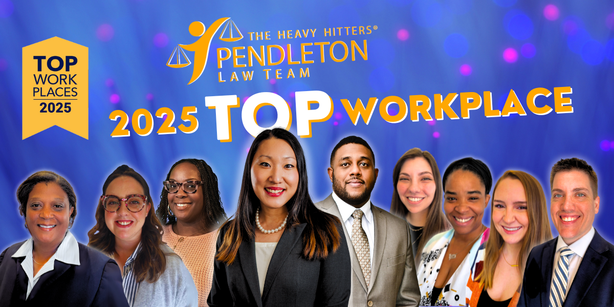 We're a Top Workplace - AGAIN! - Pendleton Law Team